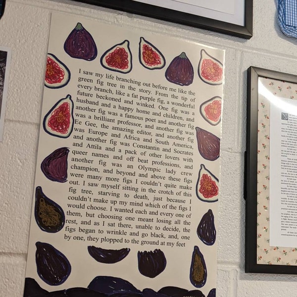 Fig Tree Poem Analogy Poster | Custom Designs Available Upon Messaging ...