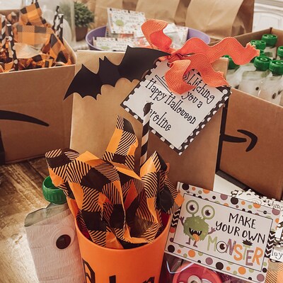 Printable Make Your Own Monster Bag Topper for Monster Halloween Favor ...