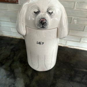 Personalized Dog Urn With Semi-spherical Cover, With Name or Without ...