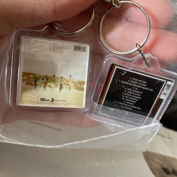 One Direction Album Cover Keychains CD - Etsy