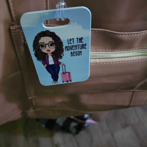 Best Friends Tag, Personalized Vacation Tag, Travel Bag Tag, Backpack ...