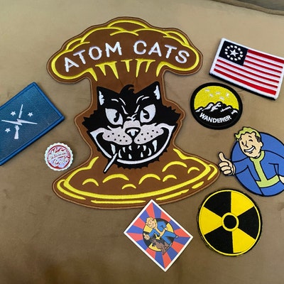 Atom Cats Fallout 4 Inspired Logo Embroidered Patch Collectible Cosplay ...