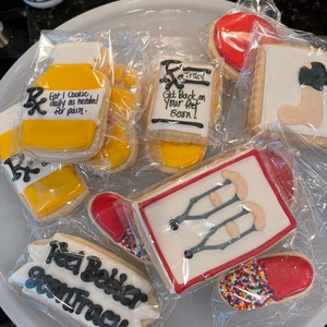 Get Well Sugar Cookies/ Surgery Gift / Knee Surgery Sugar Cookies ...