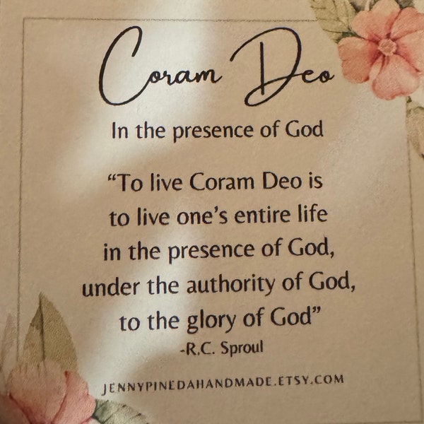Coram Deo Bracelet, Christian Gifts for Her, Christian Women Jewelry ...