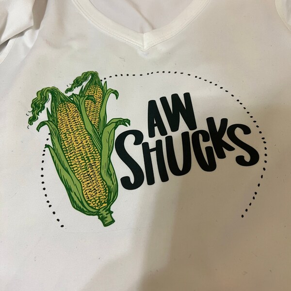 Aw Shucks Corn Husks Corn Field Iowa Kitchen Towel Food Funny Quote ...