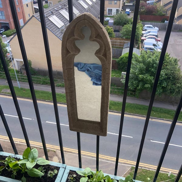 Beautiful Gothic Church Stone Lancet Mirror - Etsy UK
