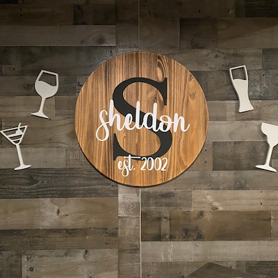 Margarita Daiquiri Pina Colada Bar Sign Wooden Bar Decor Margarita ...