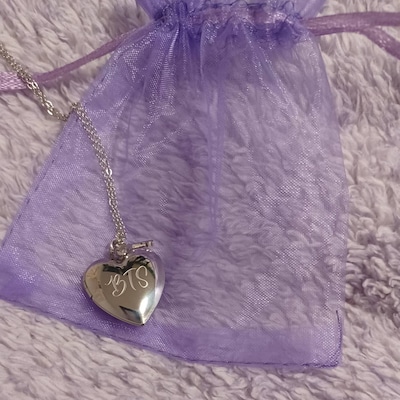BTS Heart Locket B-grade ONLY Locket Gold, Silver & Rose Gold Options ...
