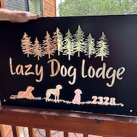 CORTEN rusted Steel LED Backlit Sign, Backlit, Business Sign-plaque ...