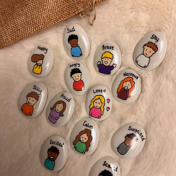 Emotion Stones - Feelings - Story Stones - How Do You Feel Today ...