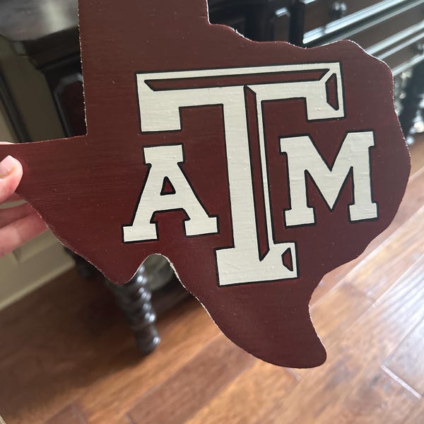 LSU Hand Painted Wooden Sign, Cut Into the Shape of Louisiana. - Etsy