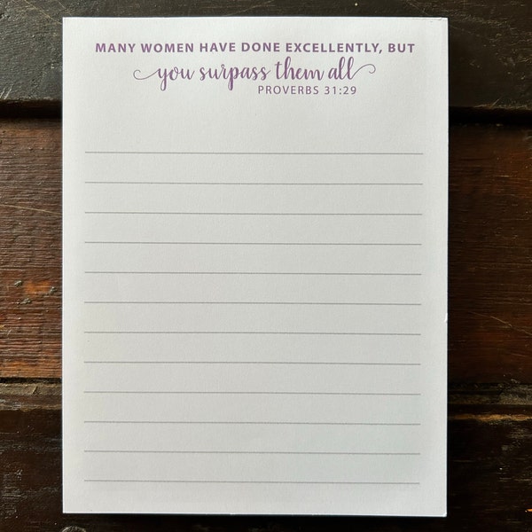 Personalized Notepad, A Note From Elegant Script Notepad, Calligraphy ...