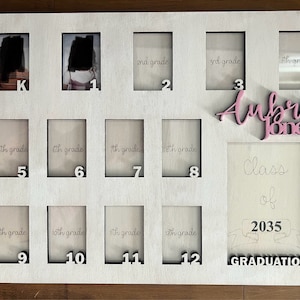XL 4x6s School Years Photo Picture Frame Wall Art - Etsy