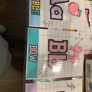 Alphabet Posters Classroom Printable Composition Notebook Classroom ...