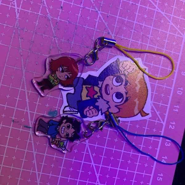 Scott Pilgrim Mini Acrylic Phone Charm Keychains - Etsy