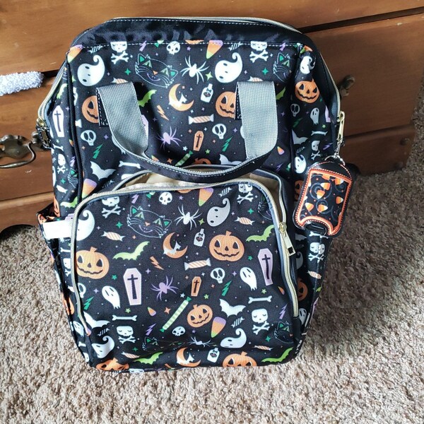 Halloween Diaper Bag, Spooky Diaper Bag, Spooky Diaper Backpack ...