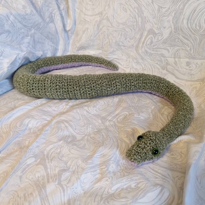 Ball Python Amigurumi Crochet Pattern, Betty the Realistic Plush Snake ...