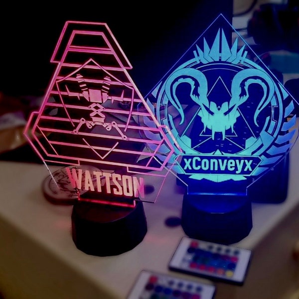 Personalized Predator Rank Insignia LED sign perfect as a gift for your ...