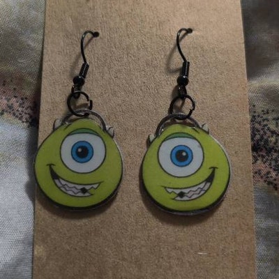 Monsters Inc Keychain, Mike Wazowski Key Ring, Disney Pixar Character ...
