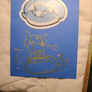 Cute Psyduck Squish Faced Sticker, Kawaii Duck Sticker, Psyduck Laptop ...