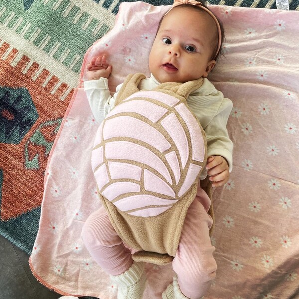 Concha Baby Costume, Concha Costume, Concha Pandulce, Baby Costume ...