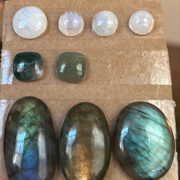 17 20 MM, Blue Larimar Freeform Cabochons, Smooth Blue Gemstone, Pack ...