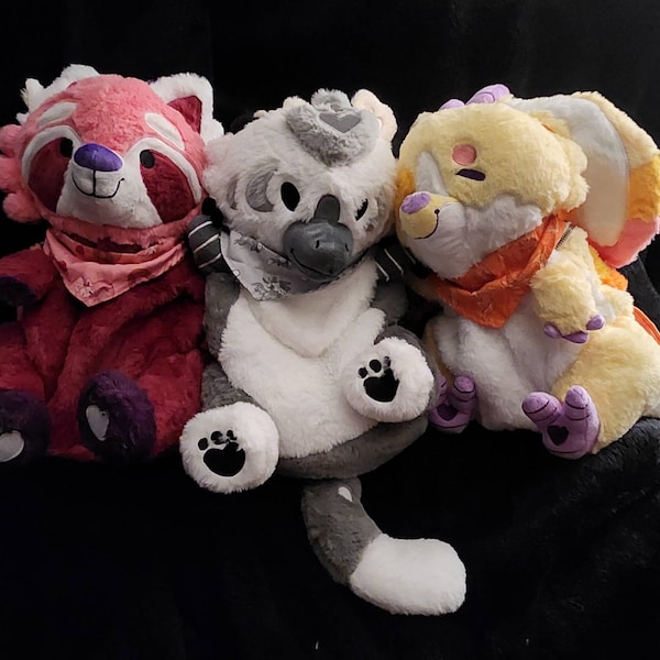 Red Border Collie Plush Snuggle Paws Plush for Anxiety, PTSD ...