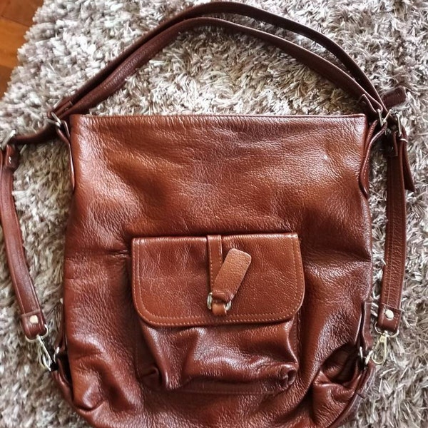 WHITE LARGE SHOULDER Bag, Oversize Leather Bag, Large Everyday Leather ...