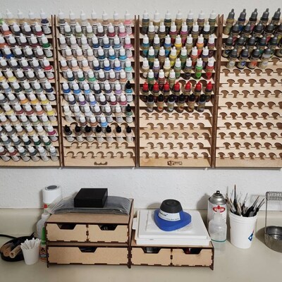 GREAT RACK System the BIG Rack 4 Section Bundle Miniature Painter's ...