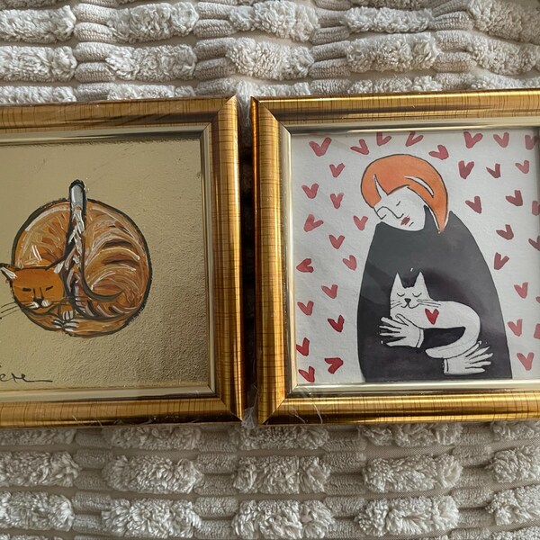 A Seagull Stealing a French Fry Oil Painting Framed 2x2 the Seagull ...