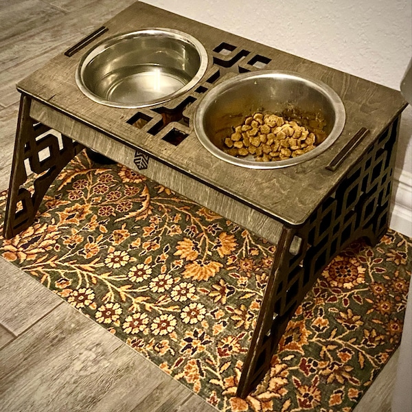 Wooden Dog Cat Pet House Indoor, Dog Side Table House, Puppy Home ...
