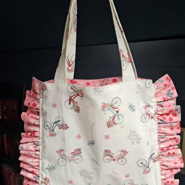 Ruffled Tote Bag Sewing Pattern: Kids Sizes (PDF Pattern) - Etsy