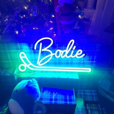 Middle Finger Custom Neon Sign Lights Decor Game Room Wall, Decor Home ...