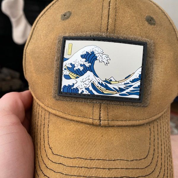 The Great Wave GITD EDC Patch *new Colourway - Etsy
