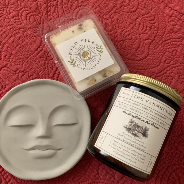 Palo Santo Holder, Cement Dish, Minimalist Home Decor, Concrete Sage ...