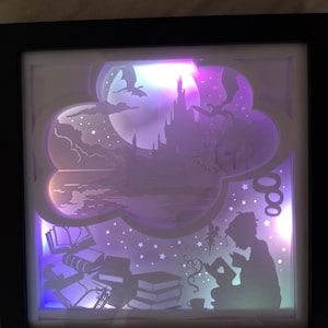 The Little Mermaid, Ariel, Beach Life, Decorative Shadow Box Shadowbox ...
