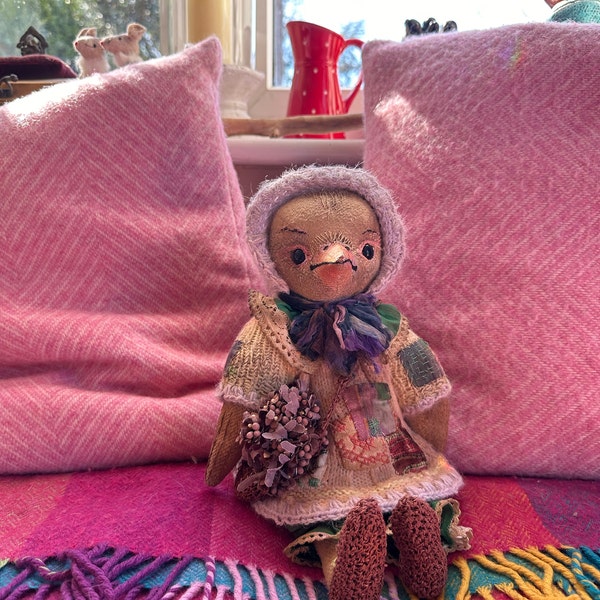 Handstitched Wall Hanging Sculpture Textile Art Bird by Daria Sikora ,A ...