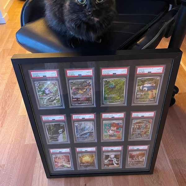 Rahmen PSA, CGC, BGS Pokemon Sport Karten Holz Case Display ...
