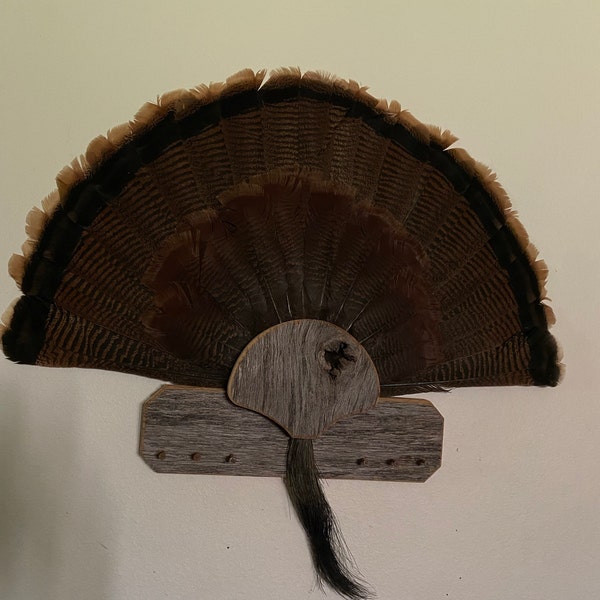 Barn Wood Multi Beard Turkey Fan/ Plaque - Etsy