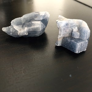 Smooth Blue Calcite, Raw Blue Calcite, Natural Blue Calcite, Mexican ...