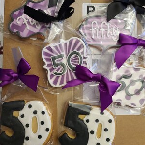 Custom Number Assortment Cookies Set of 6 Crunchy Shortbread - Etsy