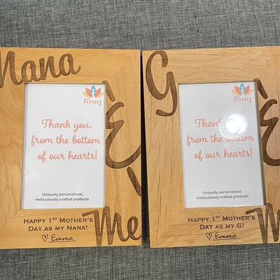 New Mom Personalized Picture Frame, First Mothers Day, New Mommy Gift ...