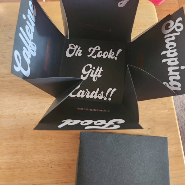 Pop Open Gift Card Box - Gift Card Holder - Baskets & Boxes - 2023 ...