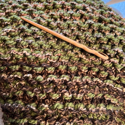 KNITTING PATTERN PDF Only Beginner 3 Button Rustic Scarf, Shoulder Wrap ...