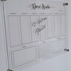Wochenplan aus Acrylglas in A3, Wochenplaner für die Wand, Acryl Planer ...
