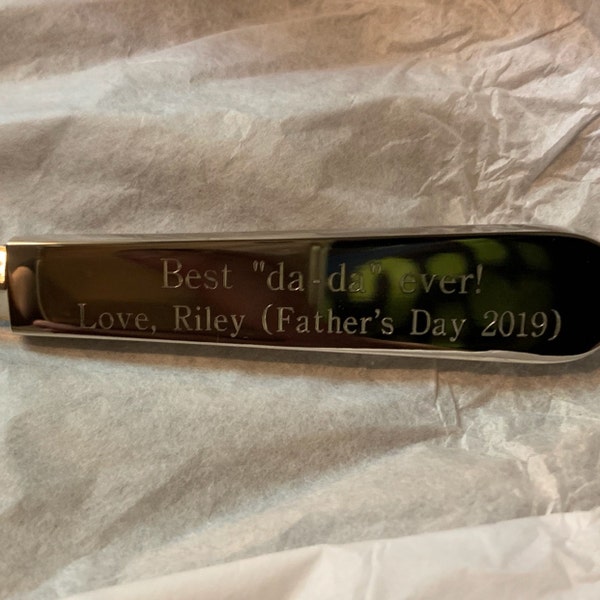 Personalized Silver Letter Opener, Engraved Letter Opener Monogrammed ...