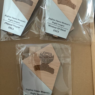 Engraved Trophy Award With Logo & Wording for Schools, Football, Dance ...