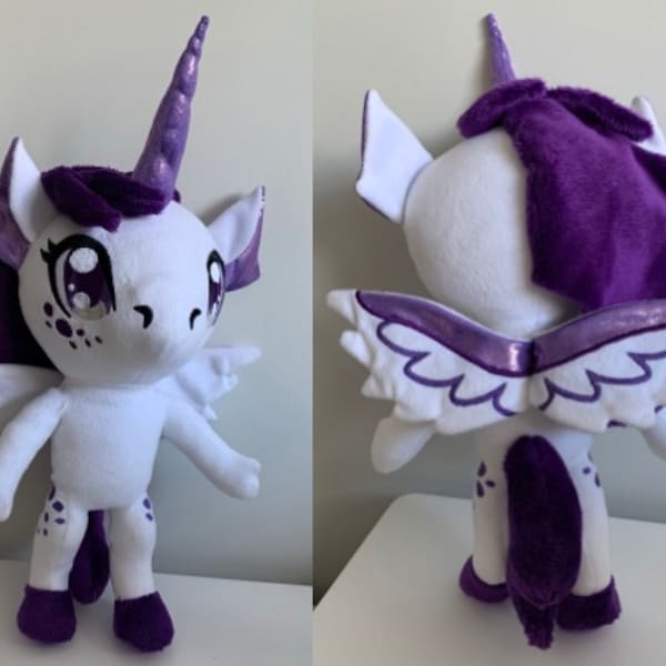 Faun & Anthro Unicorn Deer Goat Doll Plush Sewing Pattern .pdf Tutorial ...