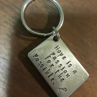 Custom Key Chain Personalized Key Chain Custom Message - Etsy