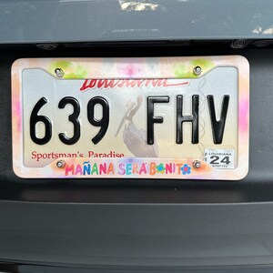 Bad Bunny License Plate Frame, Bad Bunny Heart License Plate Frame, Un ...
